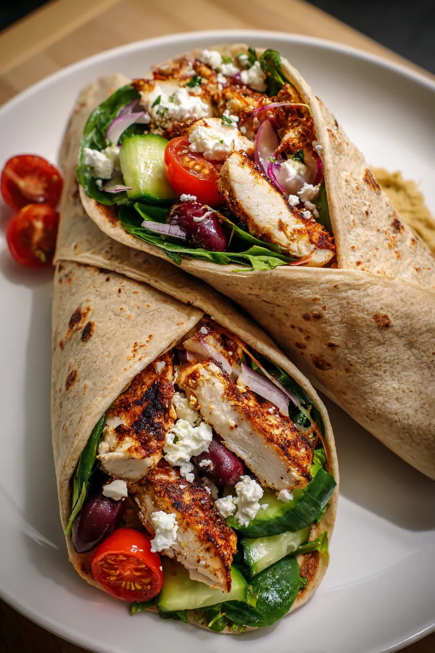 Mediterranean Chicken Wraps – RecipeSophia