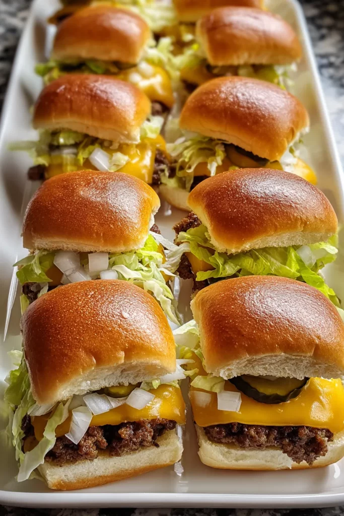 Ultimate Big Mac Sliders – RecipeSophia