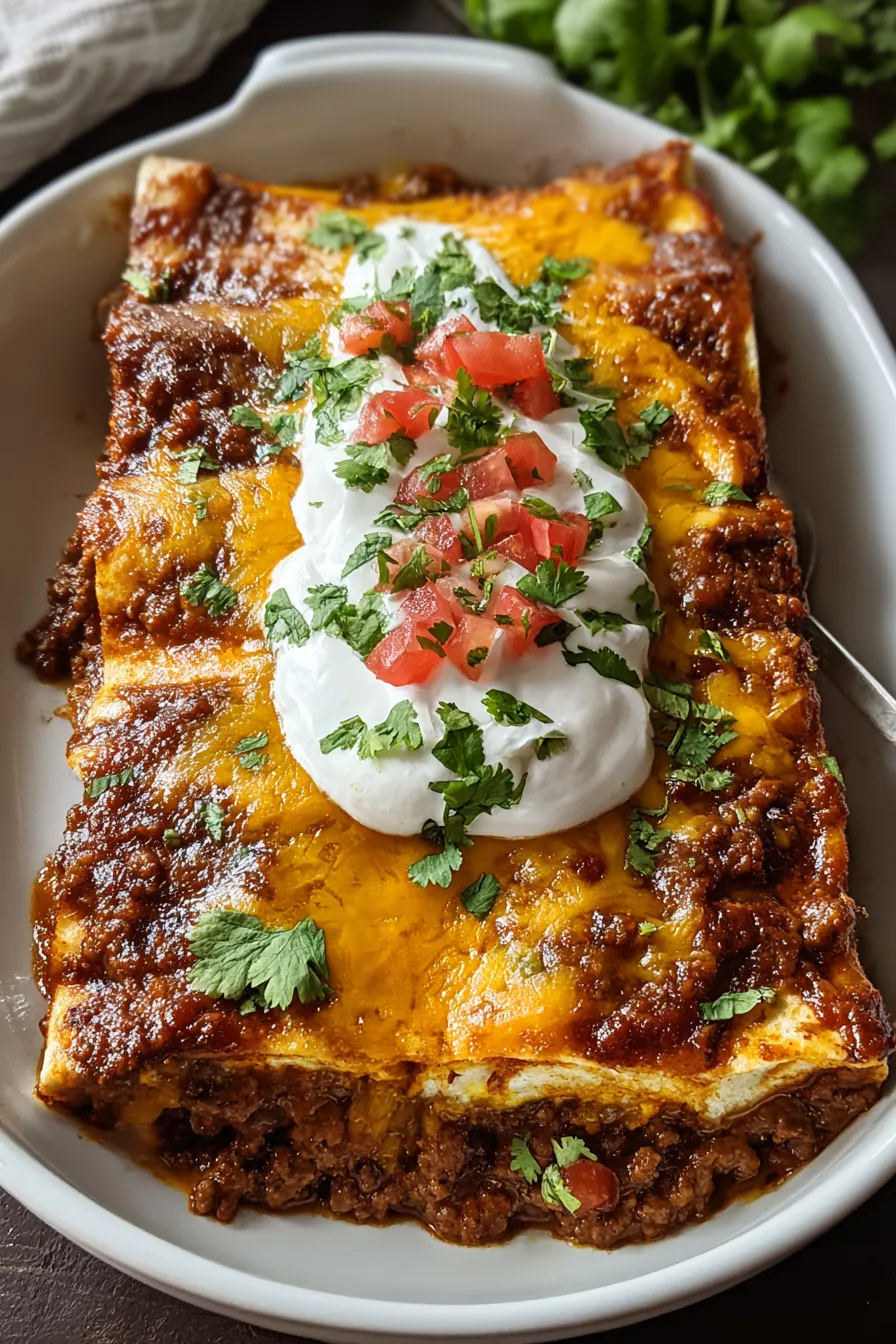 Beef Enchilada Bake – RecipeSophia
