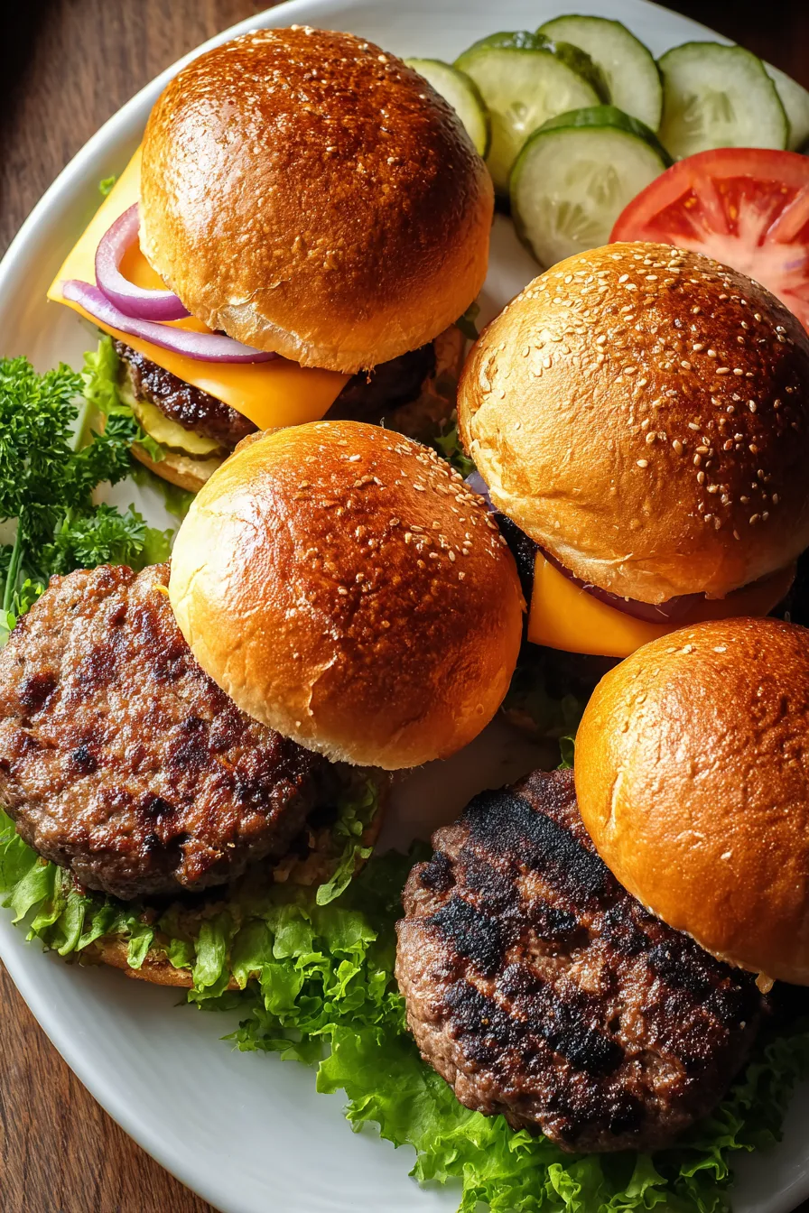 Pure Beef Burgers – RecipeSophia