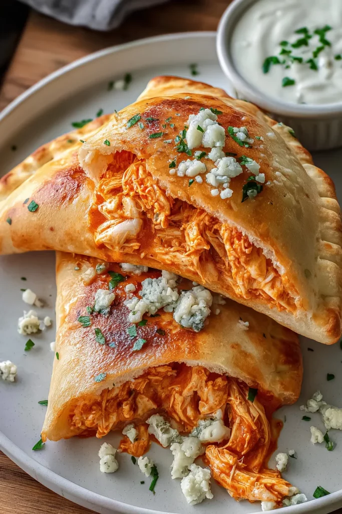 Buffalo Chicken Pizza Pockets – RecipeSophia