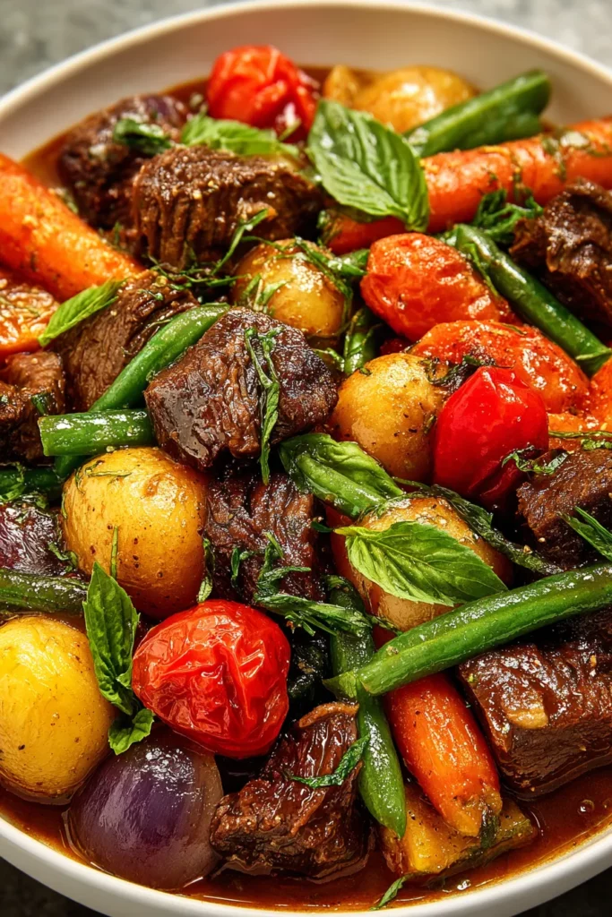 Slow Cooked Summer Beef Casserole – RecipeSophia