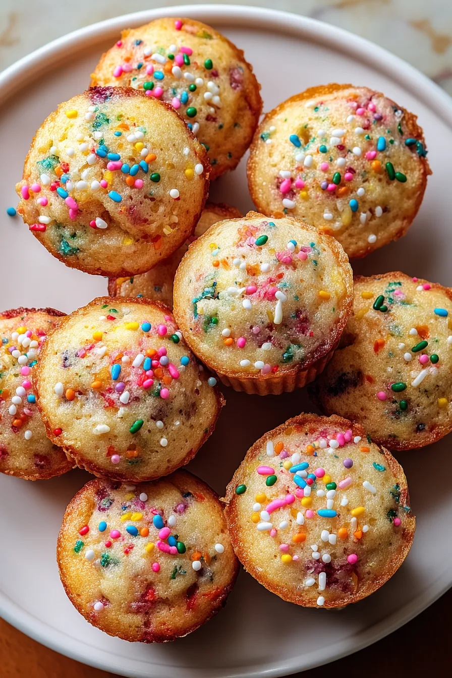 Mini Funfetti Muffins – RecipeSophia