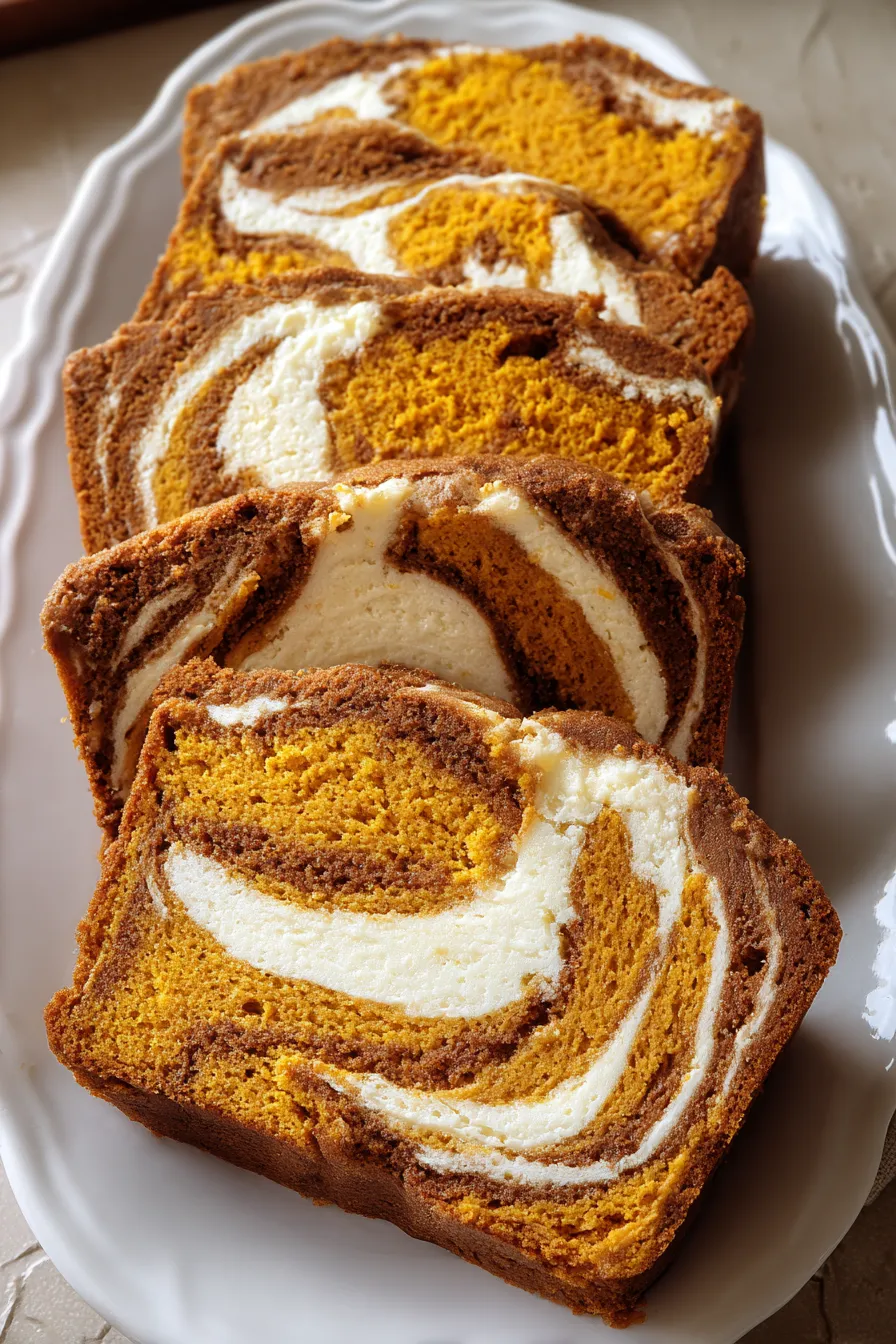 Swirled Pumpkin Cream Cheese Bread Recipesophia