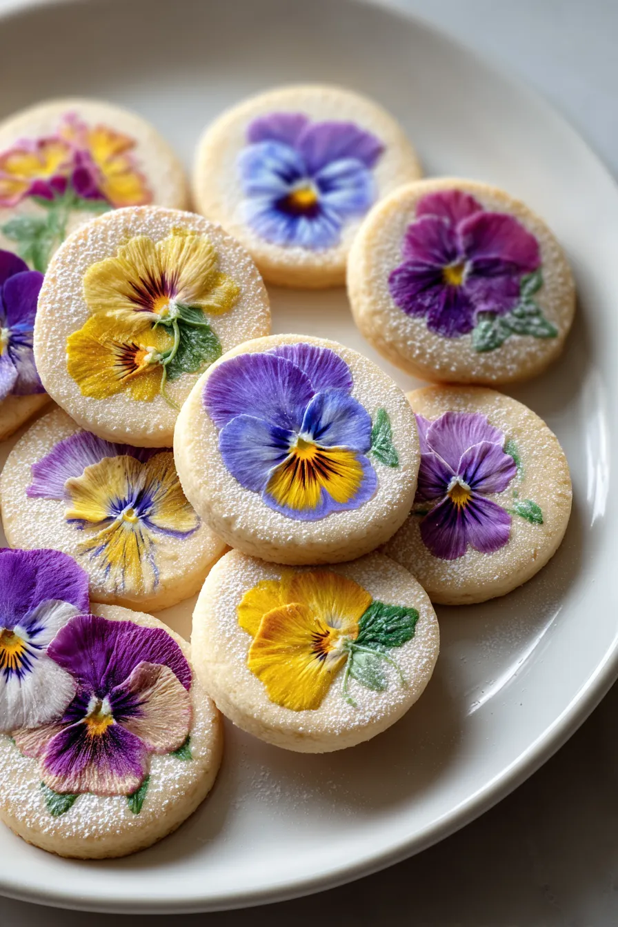 Spring Flower Shortbread Cookies – RecipeSophia