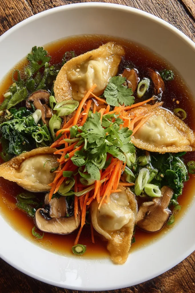 Savory Asian Potsticker Soup – RecipeSophia