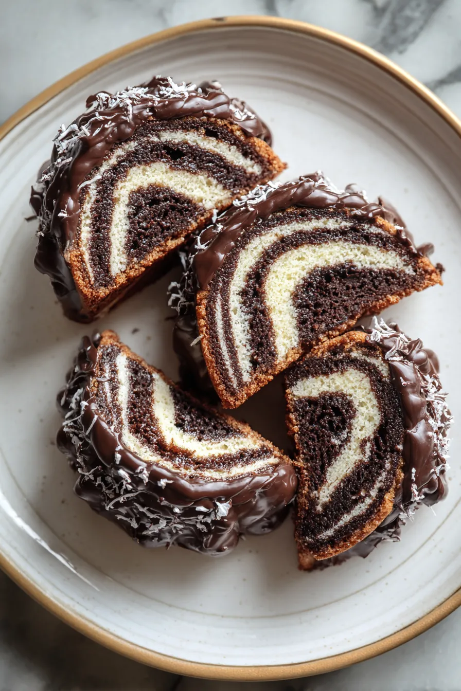 Decadent Striped Chocolate Zebra Cakes – RecipeSophia