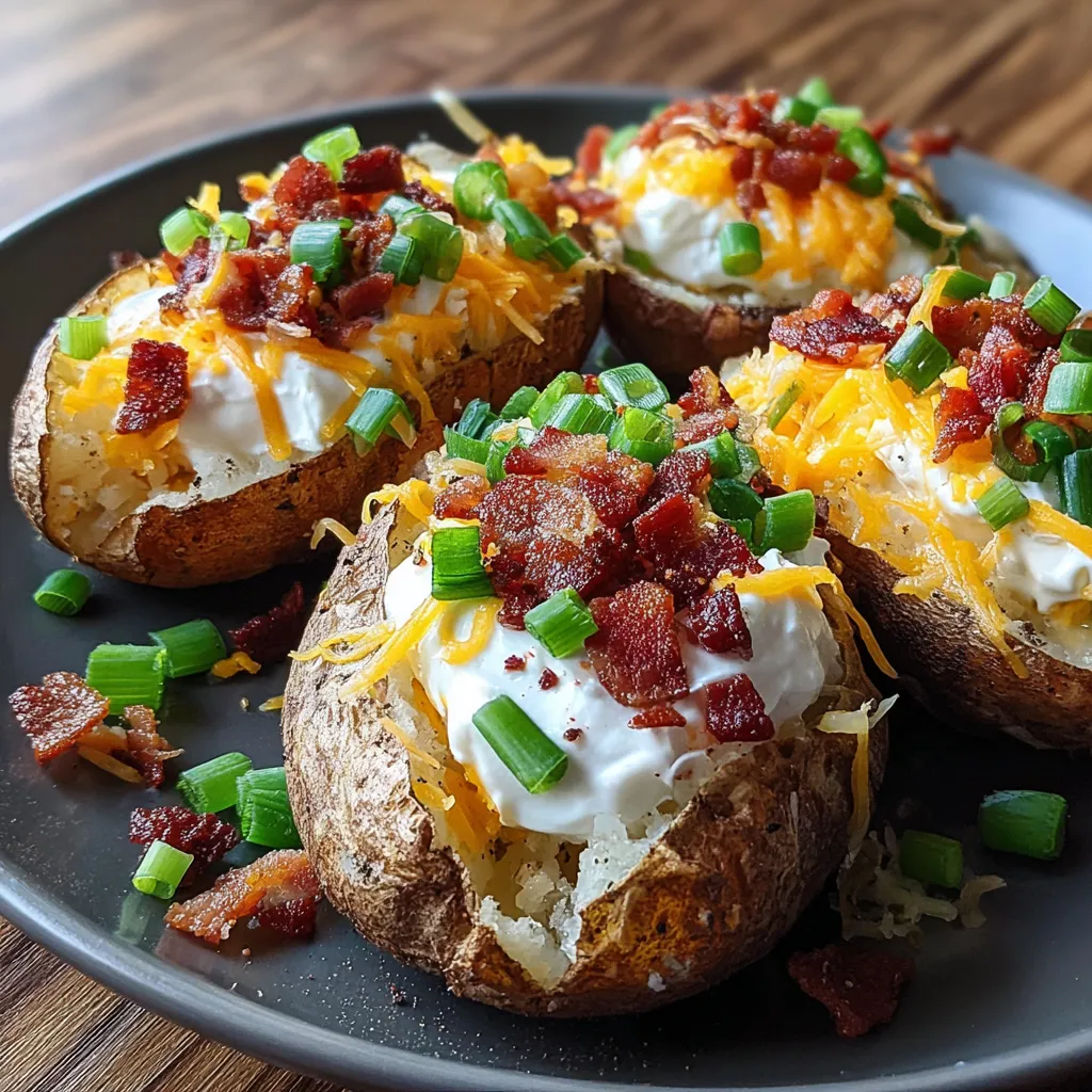 Loaded Baked Potatoes – RecipeSophia