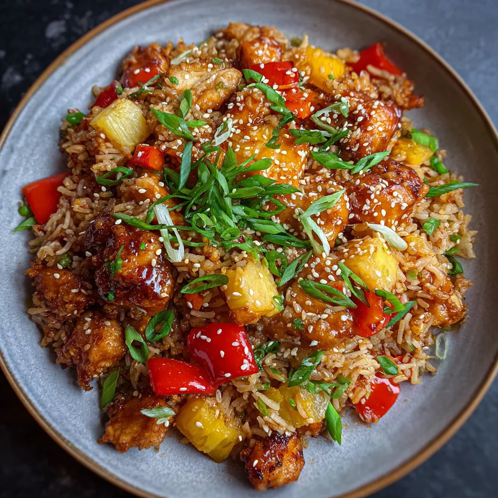 Sweet & Sour Chicken Fried Rice – RecipeSophia
