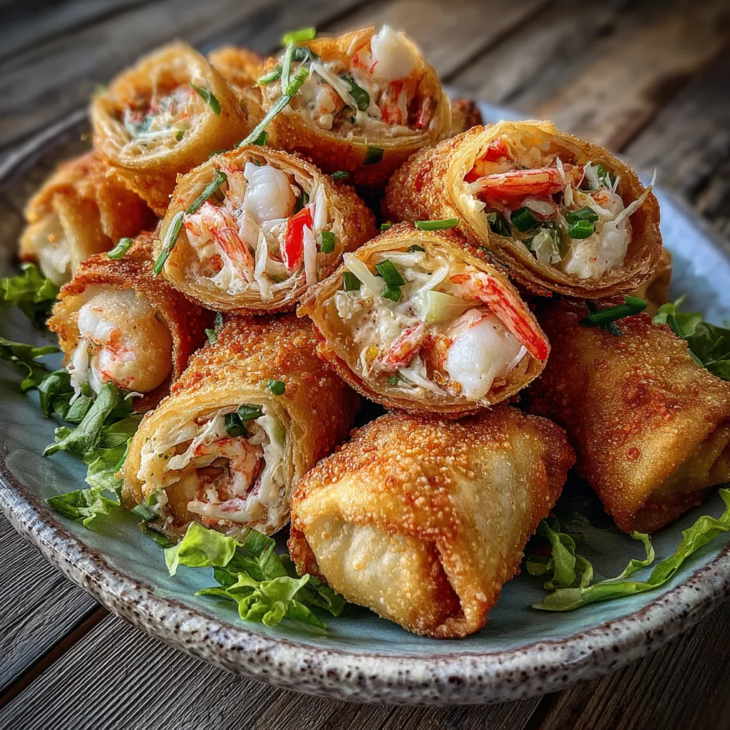 Crispy Seafood Roll-Ups – RecipeSophia